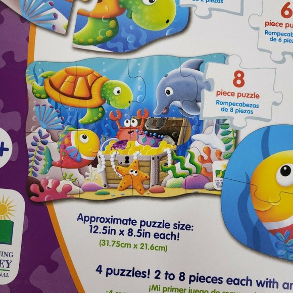The Learning Journey | Toys | The Learning Journey Ocean Puzzle Set 4 ...